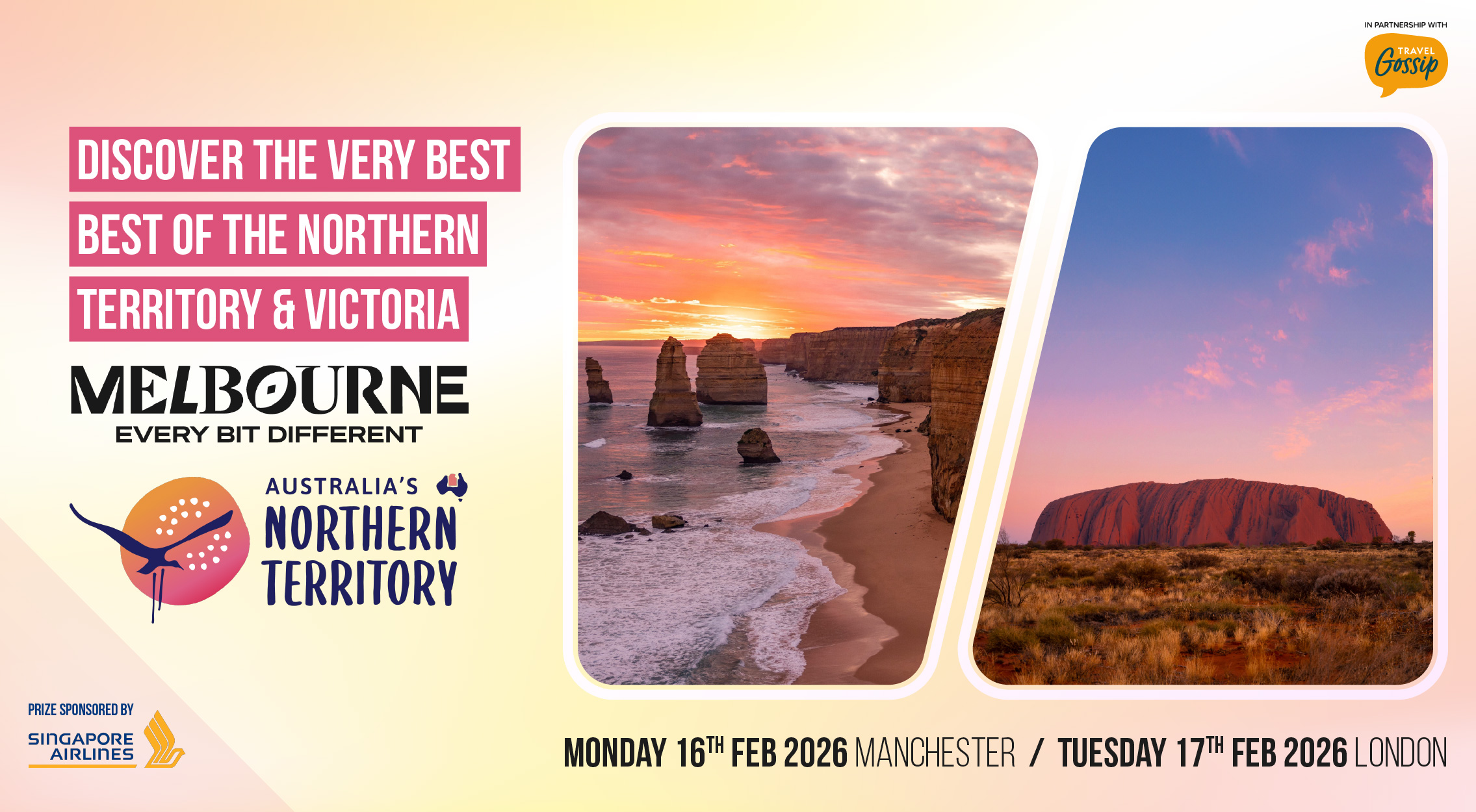 Discover The Very Best Of The Northern Territory And Victoria