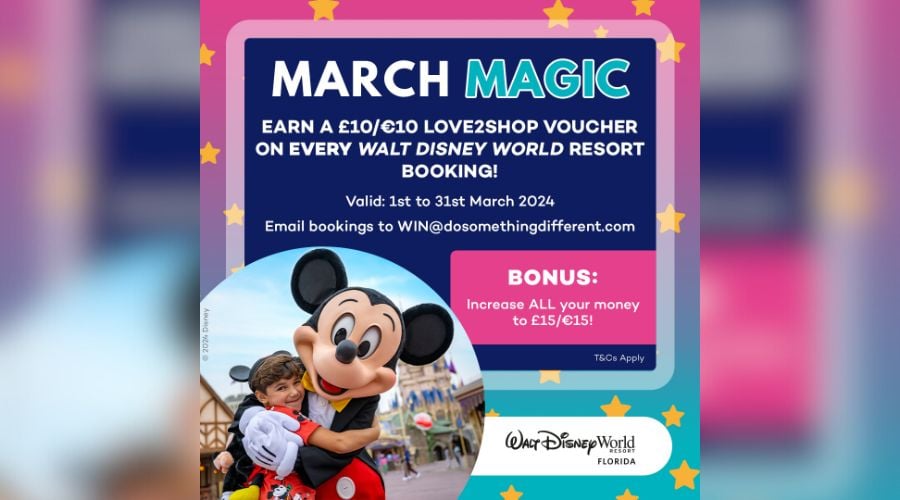 Earn vouchers with Do Something Different and Walt Disney World Resort ...