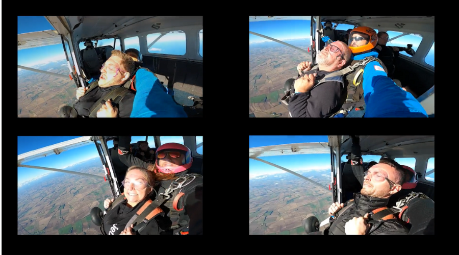 Jet2 trade team jumps out of plane to encourage agents to 'take risks ...