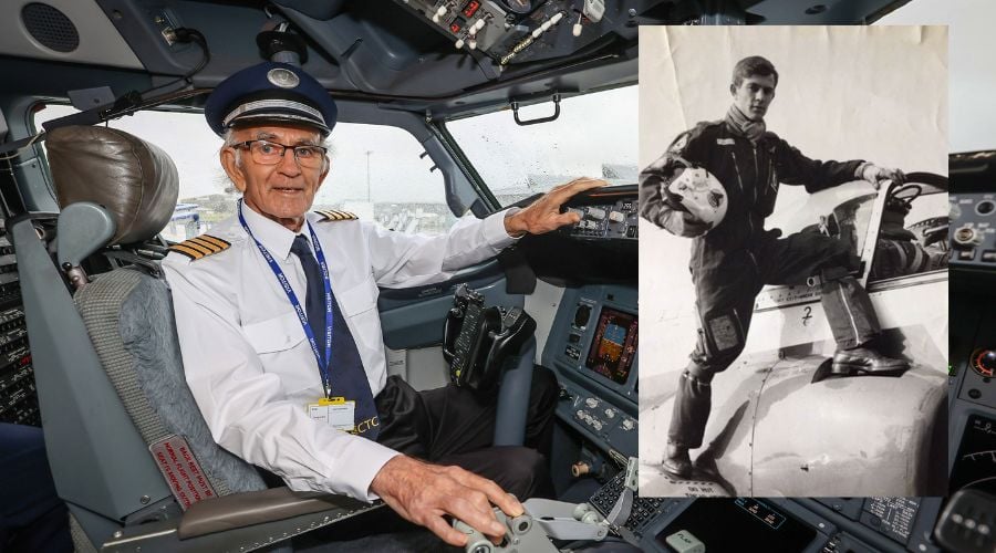 Former pilot returns to cockpit on his 80th birthday - Travel Gossip