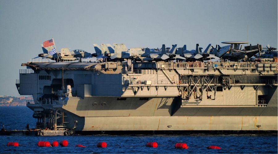 US navy flagship arrives in Mallorca, ahead of ABTA Travel Convention ...