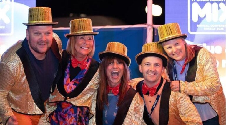 Davina McCall makes surprise appearance at Hays conference in Greece ...